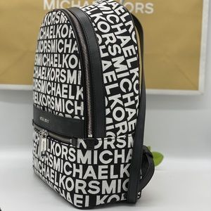 Michael Kors | Bags | Michael Kors Kenly Large Backpack Black Multi ...